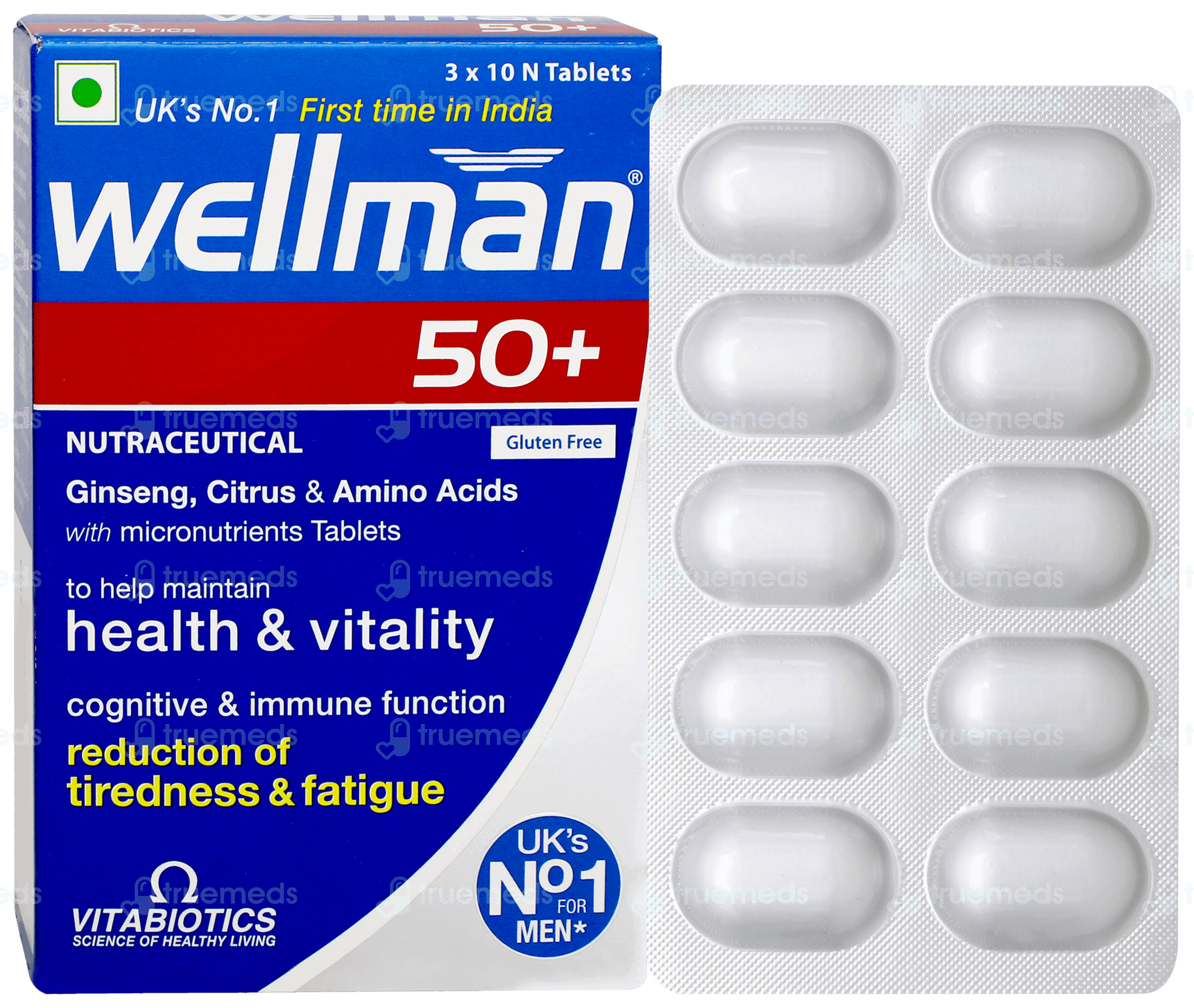 Buy Wellman 50+ Tablet 10 in Medicines | Best Health & Beauty on Plumint